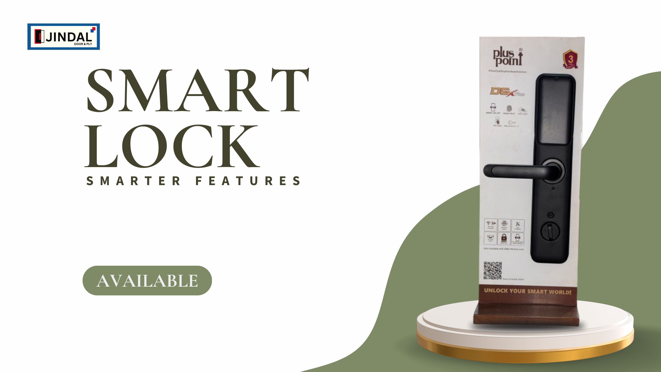Smart Lock - Smarter Features By Jindal Door And Ply