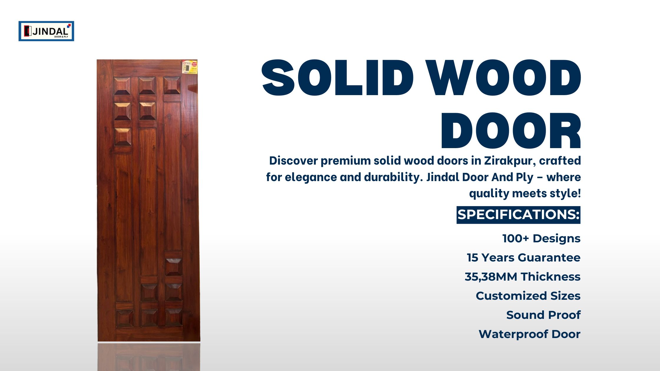Premium Solid Doors in Zirakpur By Jindal Door And Ply